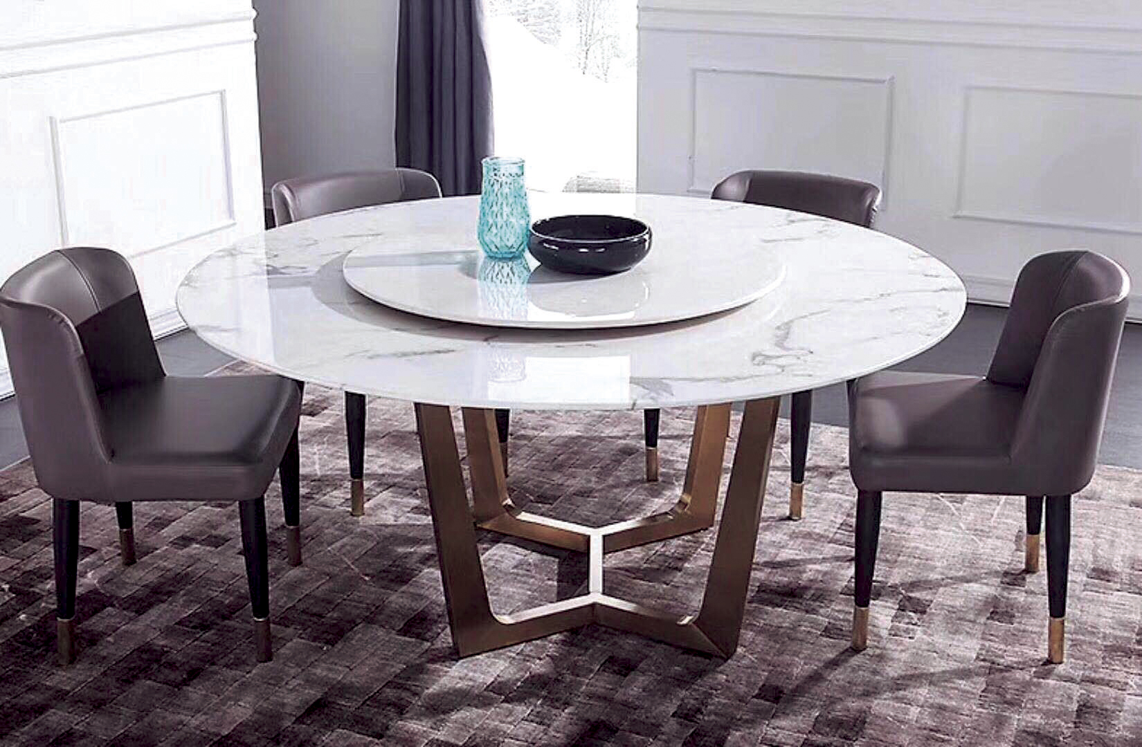 МАСА ТРАПЕЗНА ADMIRE D2/D150CM МРАМОР на ТОП цена | 55281 — TeMax.bg