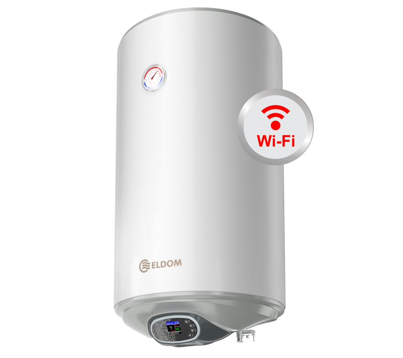 БОЙЛЕР ELDOM WV08046EW 80Л 3KW WI-FI на ТОП цена | 83482 — TeMax.bg