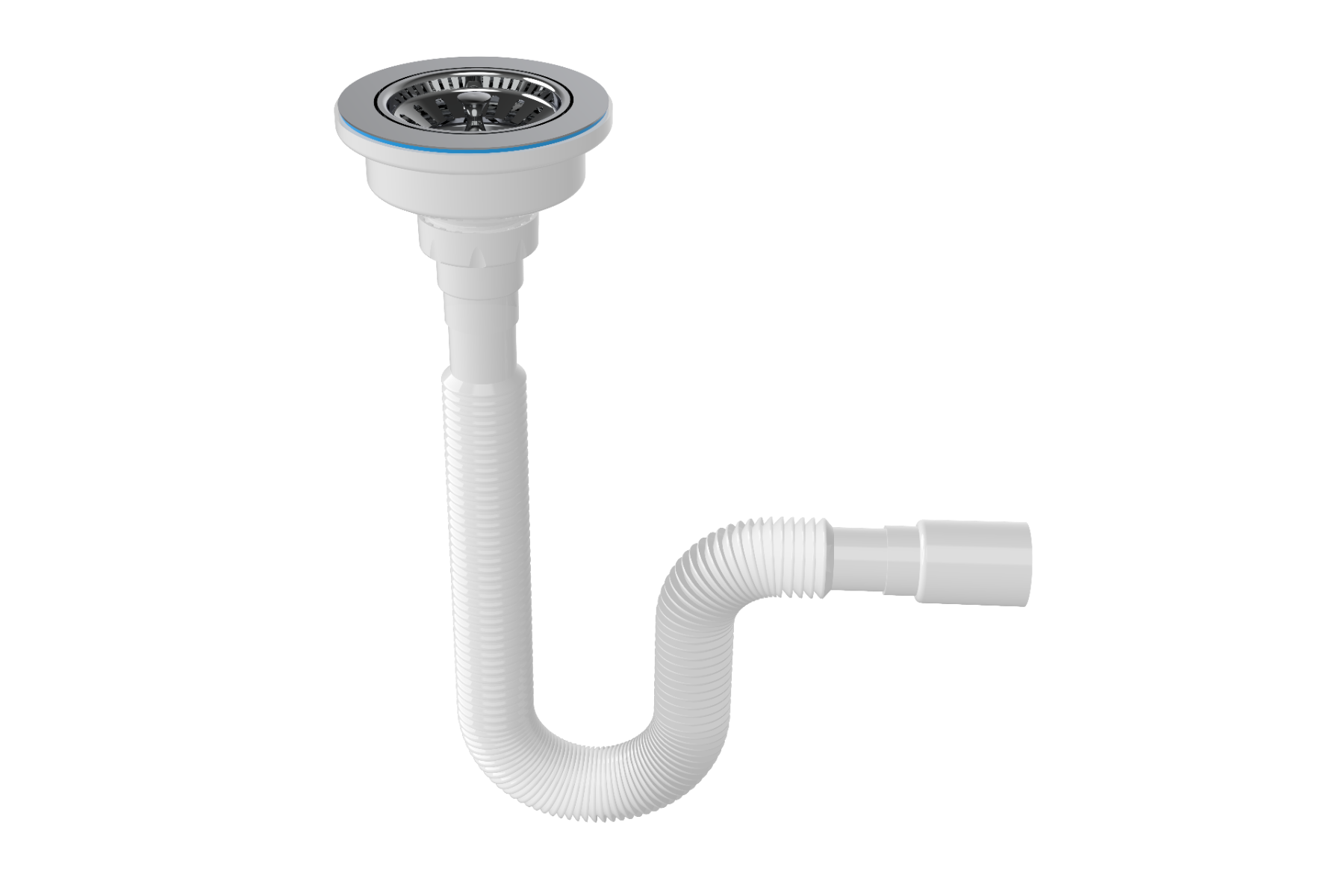 СИФОН КЕРАМИЧЕН ЗА МИВКИ 114ММ ГОФРИРАНА ВРЪЗКА Ø40/50 на ТОП цена ...